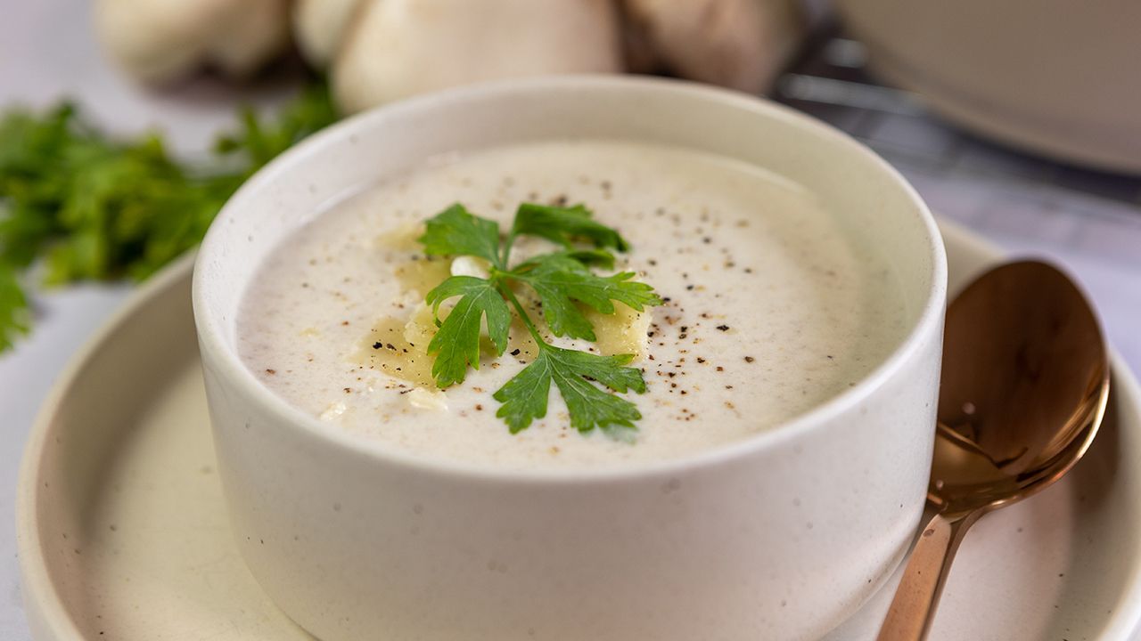 Připravte si žampionový krém, který zahřeje a potěší svou jemností | Stream